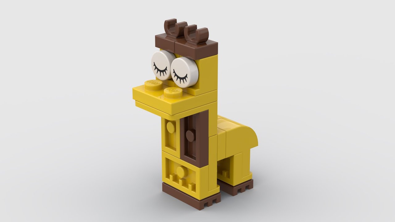 MOC LEGO Giraffe speed build in 4K - YouTube