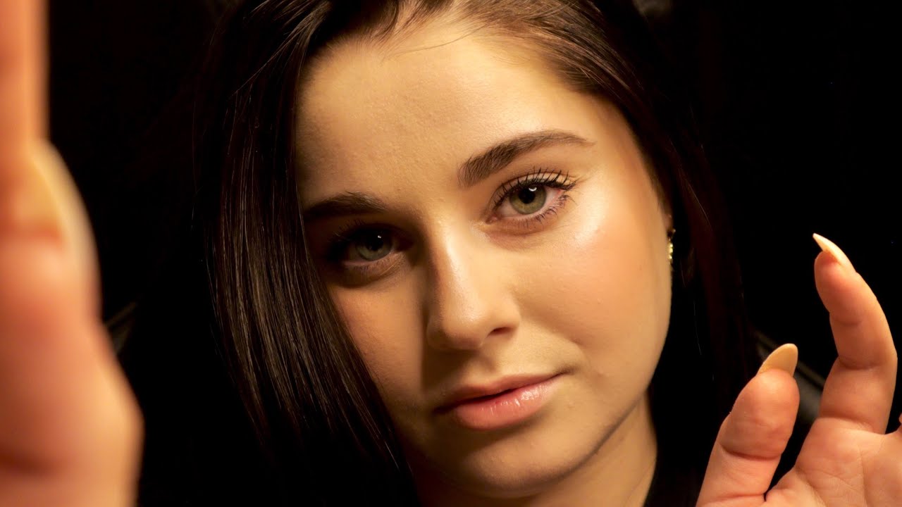 ASMR Hypnotic Hand Movements | Face Touching | Personal Attention - YouTube