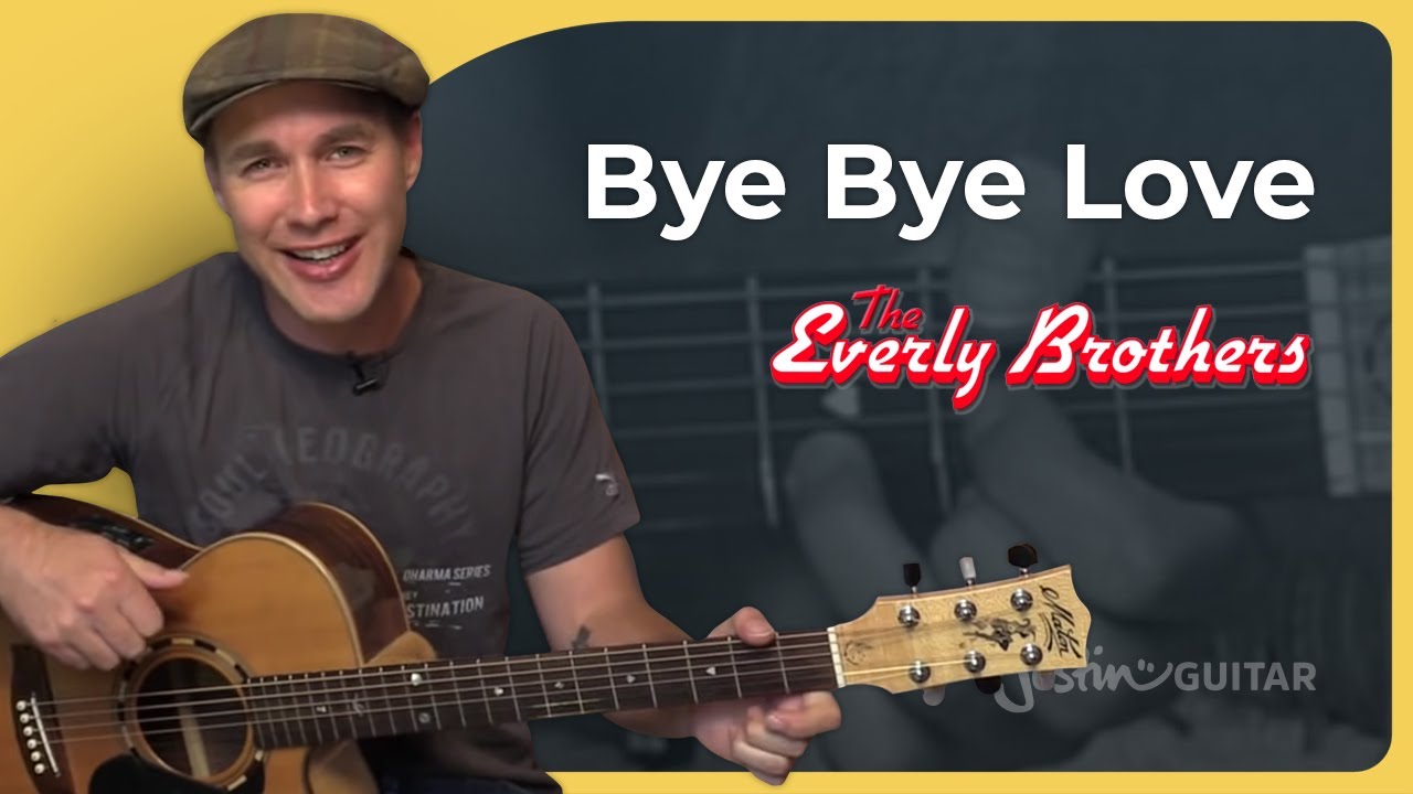 How to play Bye Bye Love by The Everly Brothers | Easy Guitar - YouTube