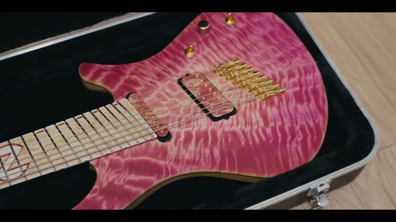 Unboxing Overload Custom Guitars Rea 8 Multiscale - YouTube