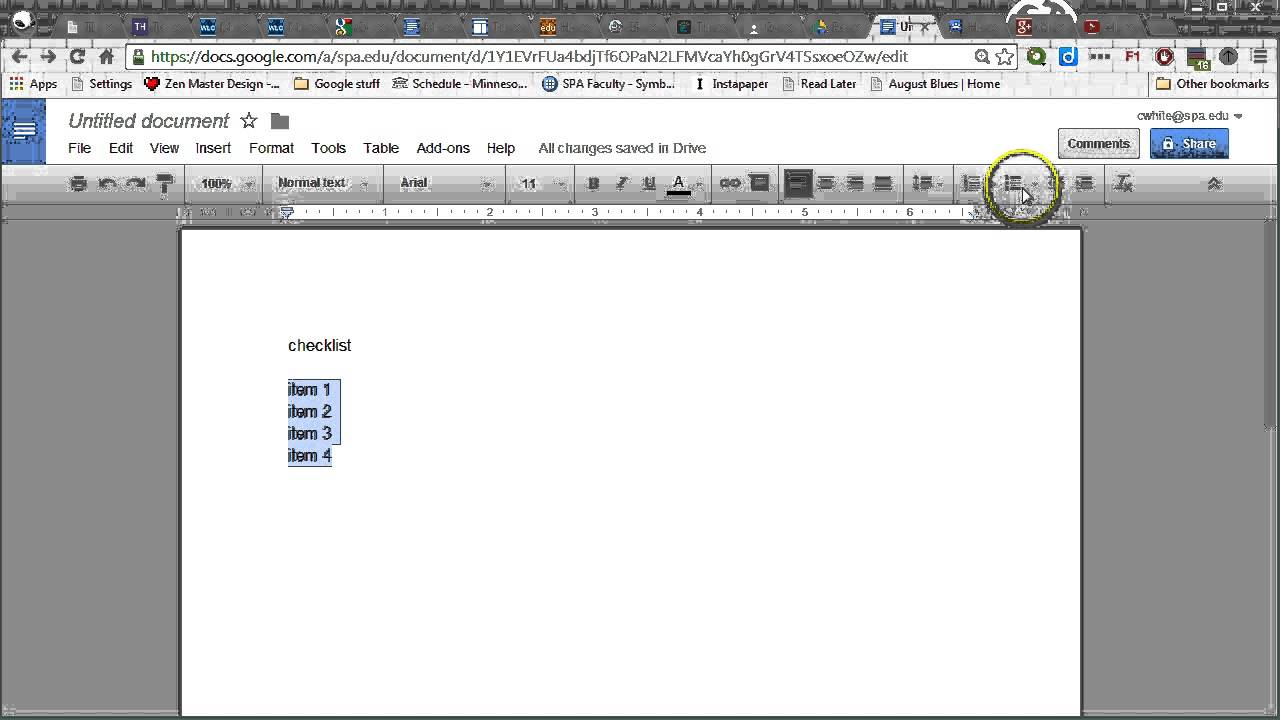 How To Enter And Use Check Boxes In Google Docs YouTube How To Enter And Use Check Boxes In Google Docs YouTube