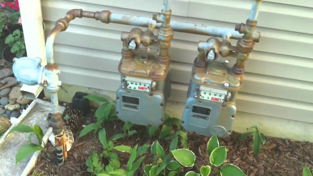Rusted Gas Meter - YouTube