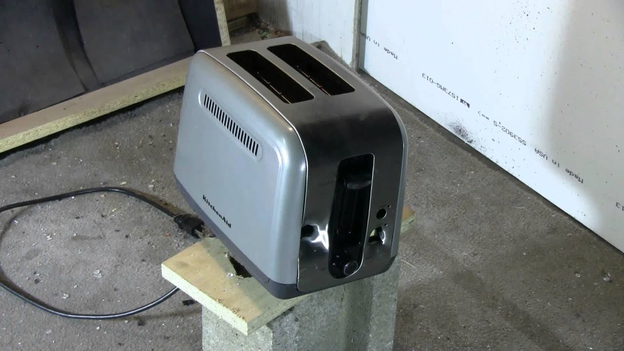 Air Cannon #103 - A Dead Toaster And Some Marbles - YouTube