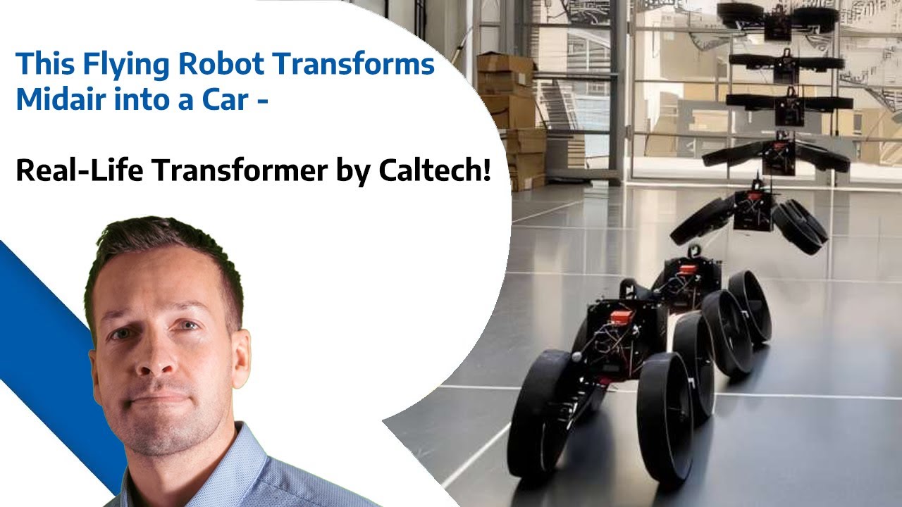 This Flying Robot Transforms Midair into a Car - Real Life Transformer ...