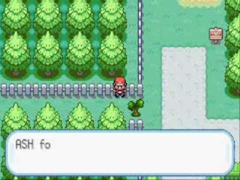 pokemon fire red walk through wall glitch - YouTube