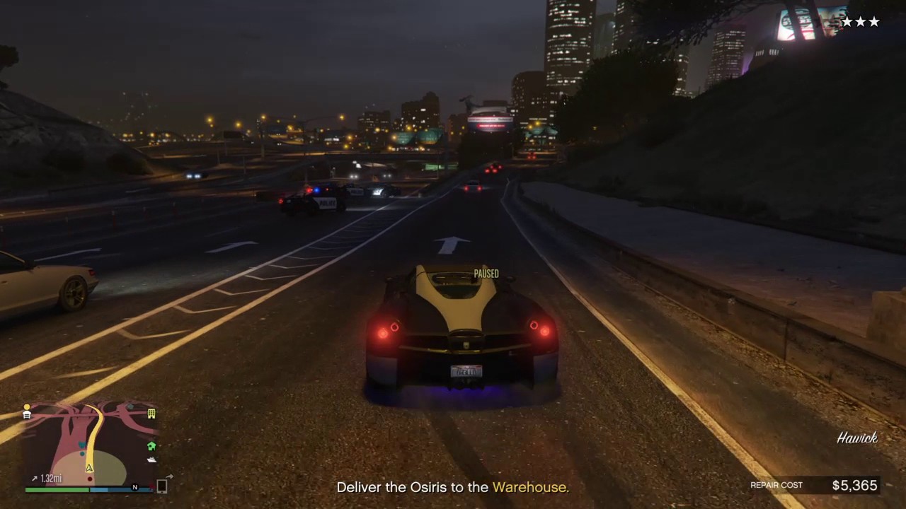 GTA 5 Online CEO Vehicle Pickup with Buzzard Chopper Support - YouTube