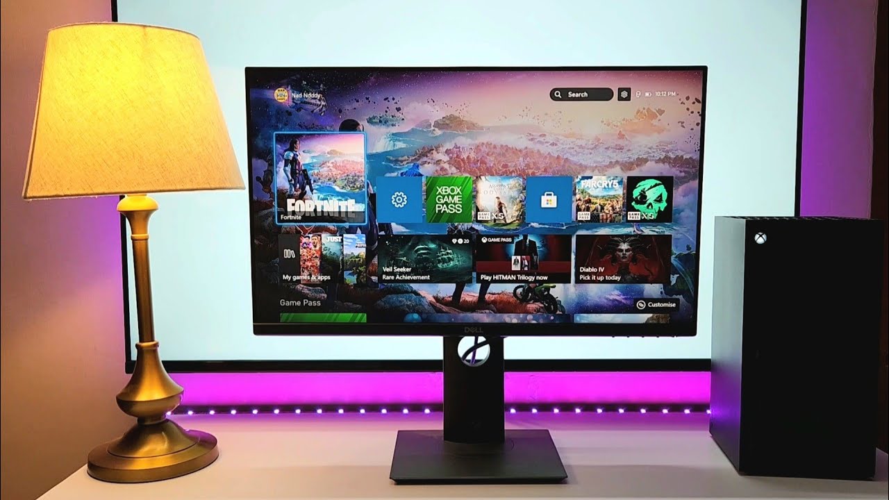 Xbox Series X on 1080p Monitor - YouTube