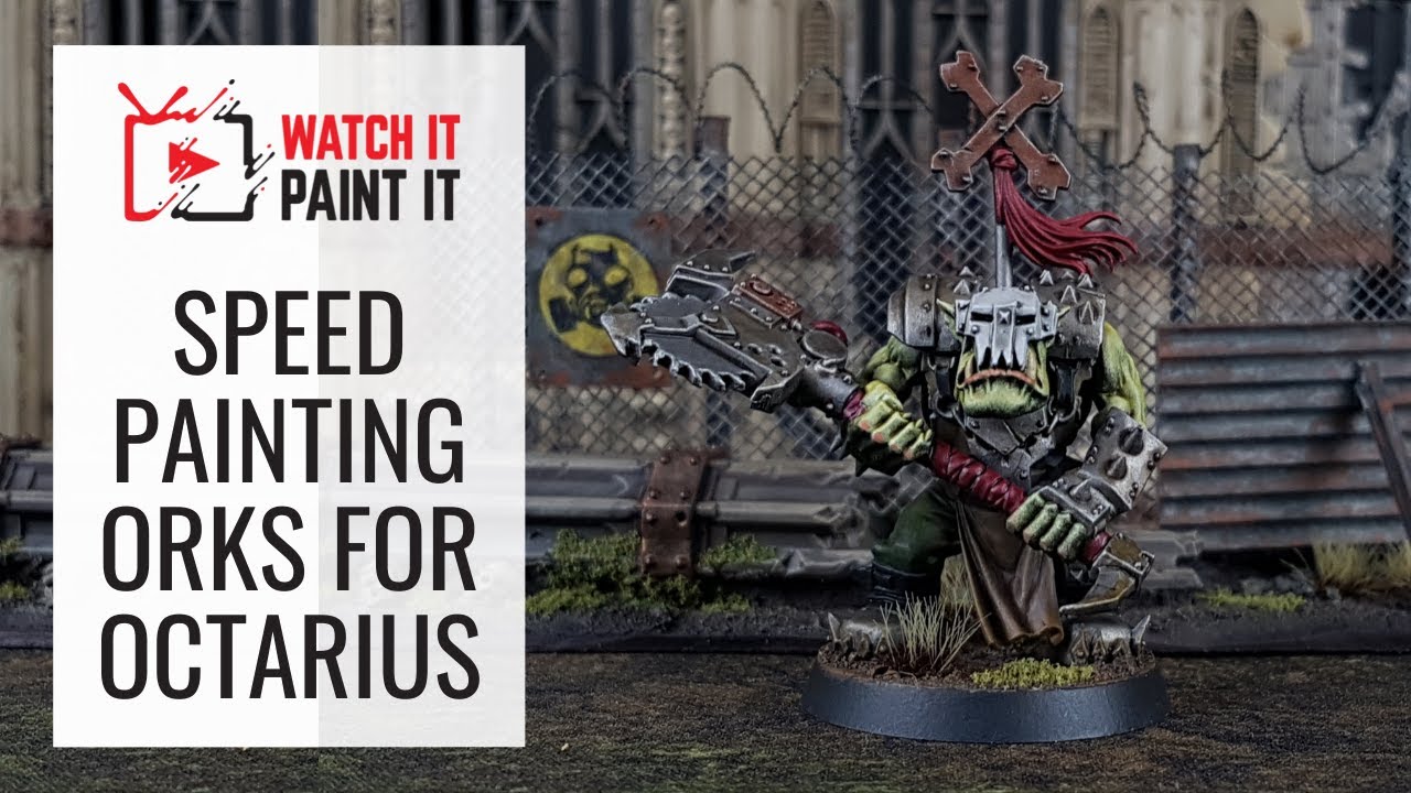 Speed Painting Orks for Octarius | Warhammer 40k - YouTube