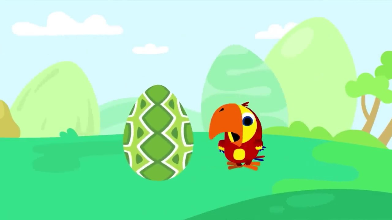 Learning First Words for Babies w Larry The Bird - Animal Sounds \ Baby ...