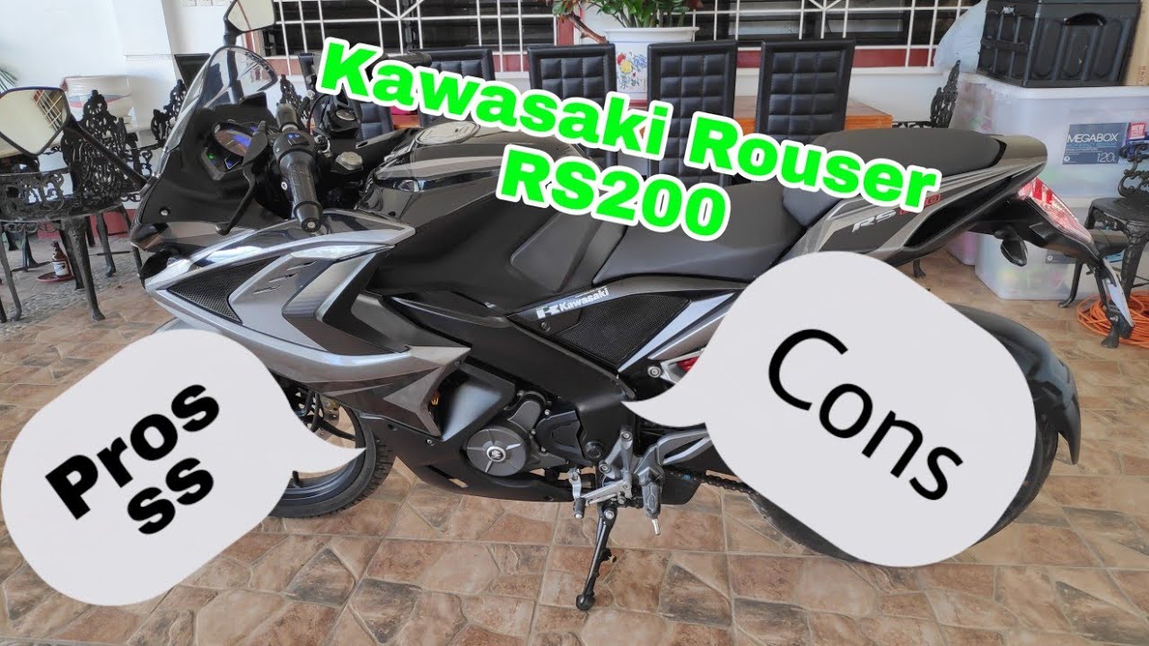 Kawasaki Rouser RS200 Pross and Cons.. - YouTube