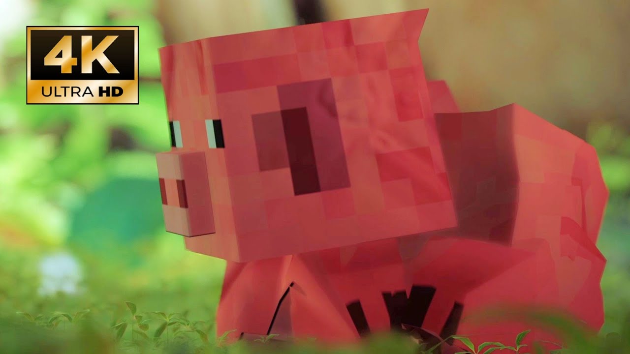 Stray MOD Play as Minecraft Pig Gameplay PC [4K] % - YouTube