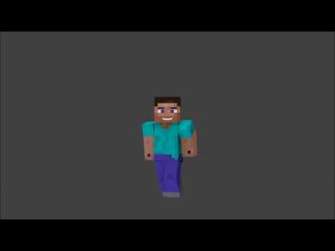 Minecraft Walking Test(Blender Animation) - YouTube