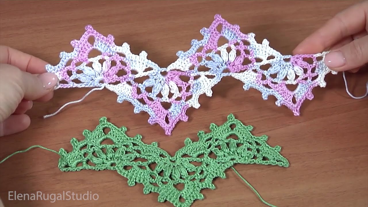 Crochet LACE TRIM - YouTube