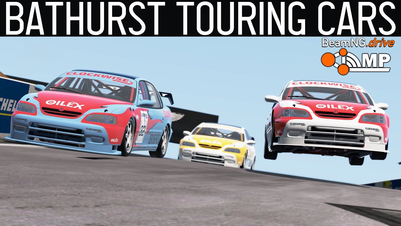Bathurst Touring Car Battles in BeamNG Multiplayer! - Sim Racers on ...