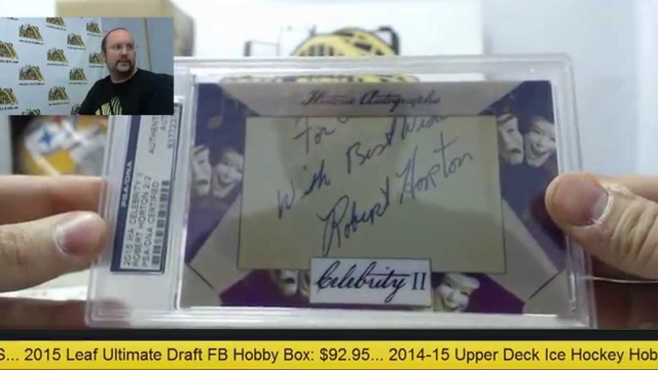Pat - 2015 Historic Autograph Celebrity 2 Cut Signature Box Break - YouTube