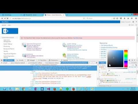 SharePoint 2013 Branding Using CSS file - YouTube