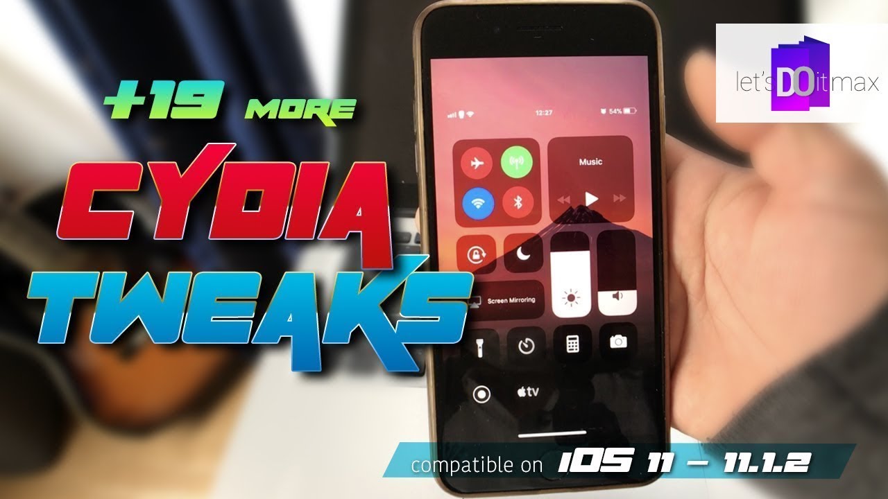 19 more cool CYDIA TWEAKS for iOS 11.1.2 (PART 02) - YouTube