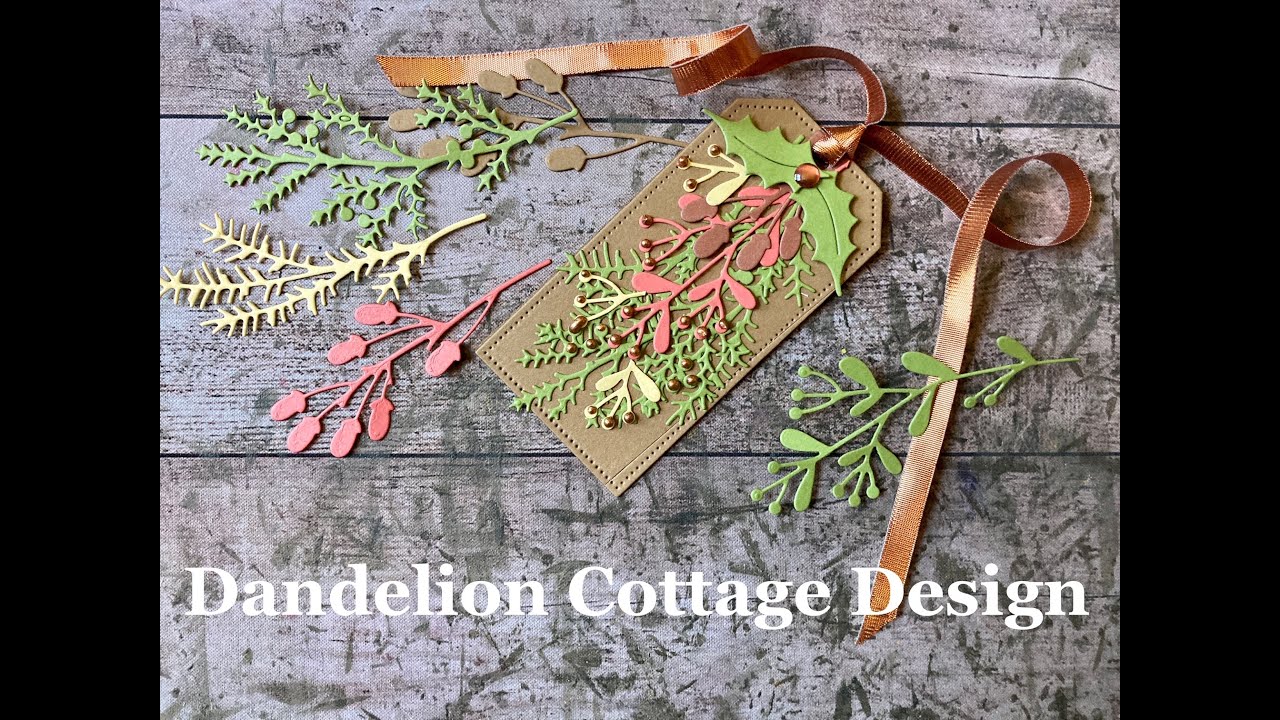 How To Make The Magical Meadow Autumnal Tag - YouTube