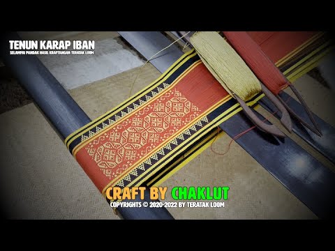 TENUN KARAP IBAN | Selampai Pandak - YouTube