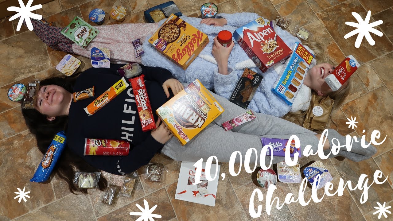 10,000 CALORIE CHALLENGE | GIRLS VS FOOD - YouTube