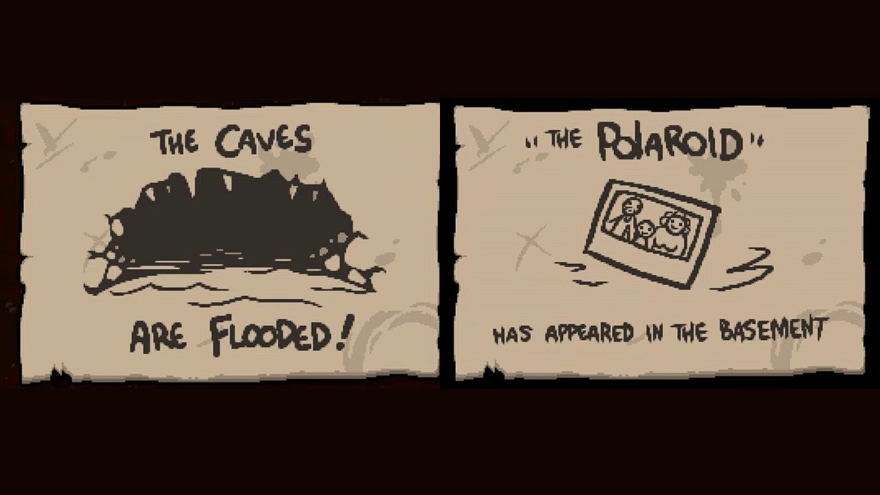 How to Unlocked Flooded Caves and Polaroid (The Binding of Isaac ...