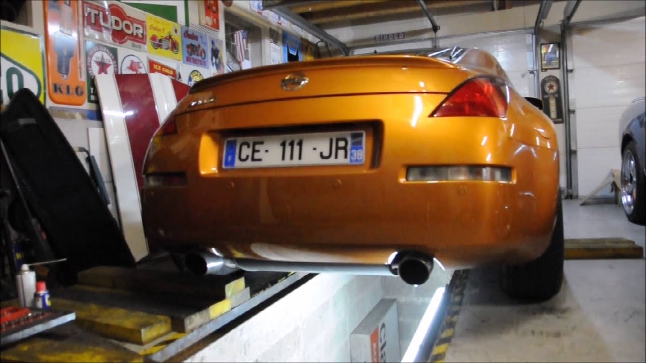 350z Buddyclub pro spec 3 exhaust - YouTube