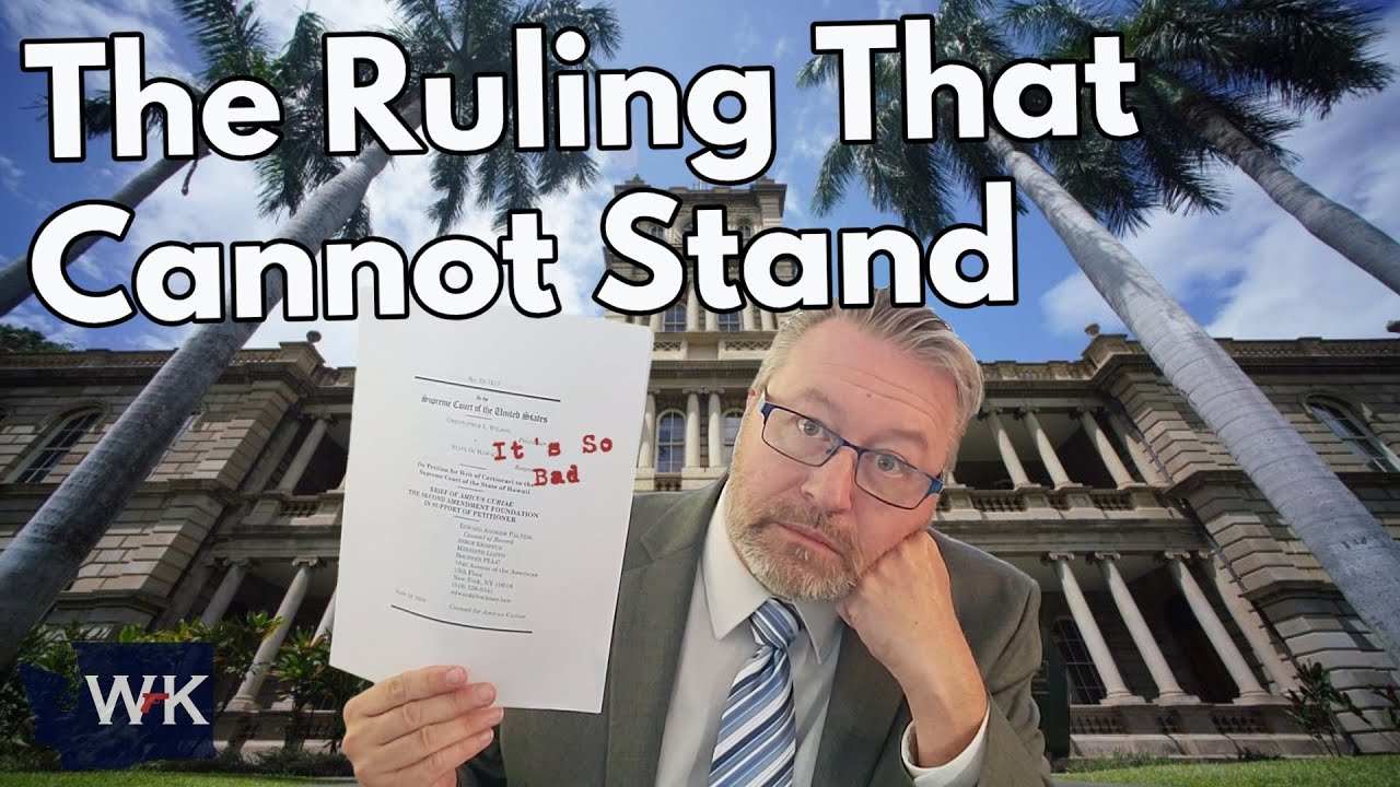 The Effort to Overturn the Worst Second Amendment Ruling Ever - YouTube