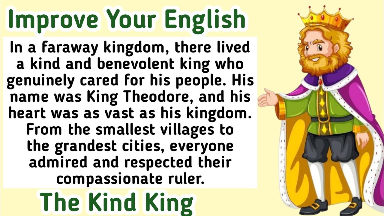 The Kind King Who Love His People🤴🤴 | Moral Stories in English📰 | Learn ...