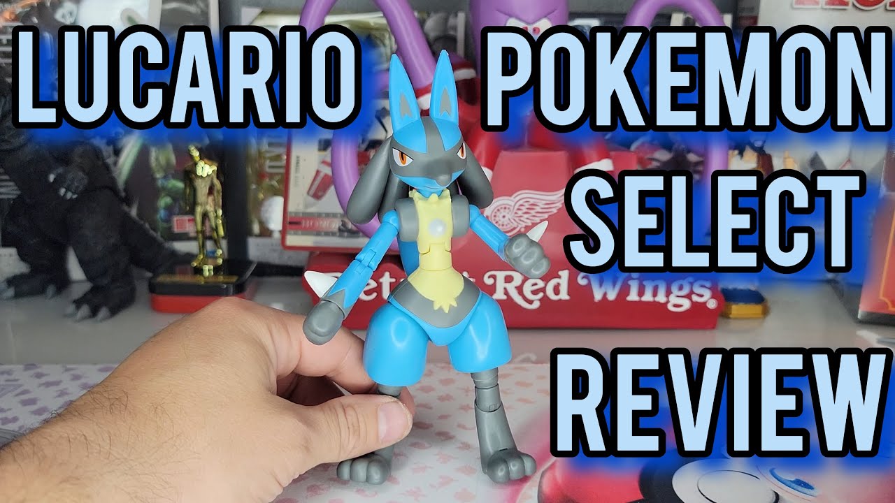 LUCARIO Pokémon Select 6" Super-Articulated Figure with 15 Points of ...