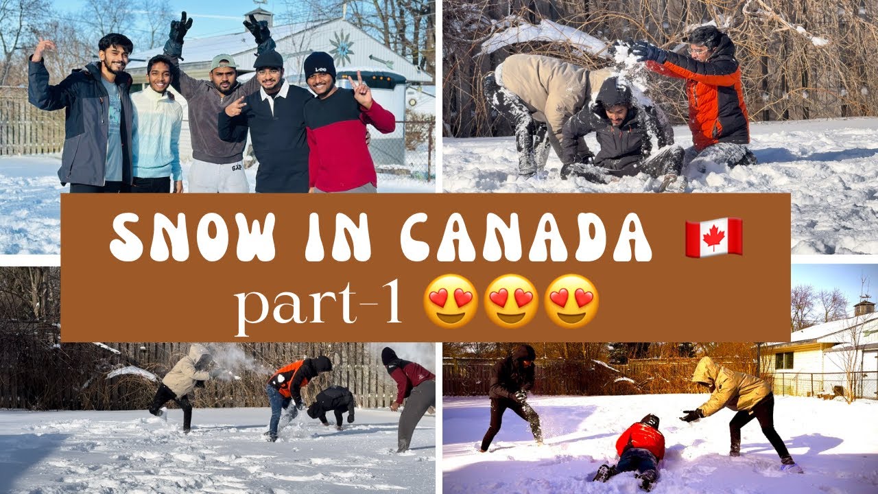 ️ Snow Fall in Canada 🇨🇦 - YouTube