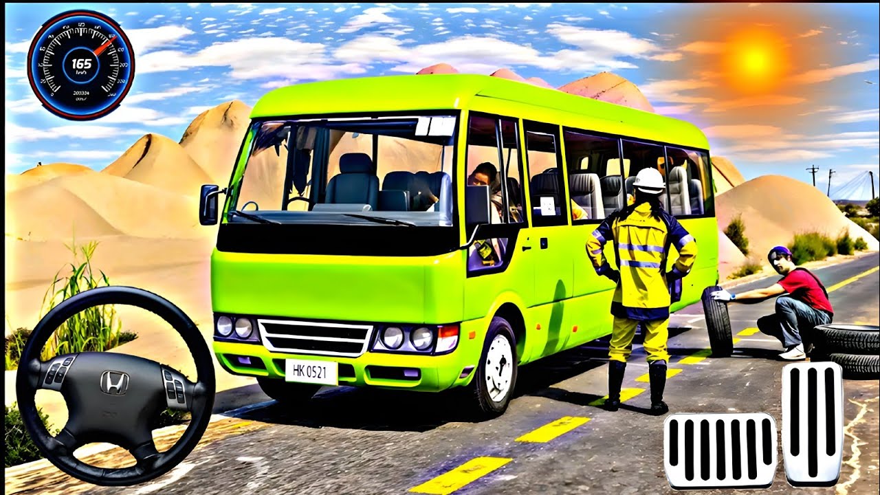 🚚 New Luxury VAN Driving Simulator __ ( City / Off-road ) Area Drive ...