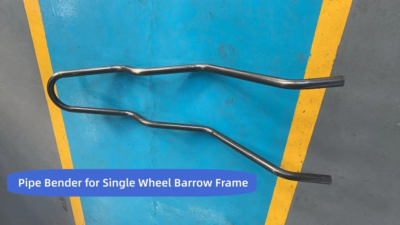 Pipe Bender Machine for Single Wheel Barrow Frame - YouTube