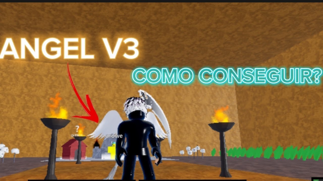 COMO FAZER A RAÇA ANGEL V3 NO BLOX FRUITS - YouTube