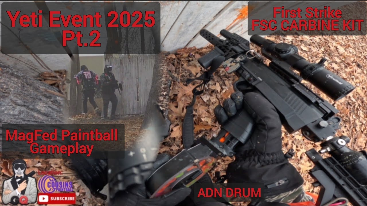 Yeti Game 2025 Cousins Paintball Pt.2 MagFed Gameplay First Strike FSC ...