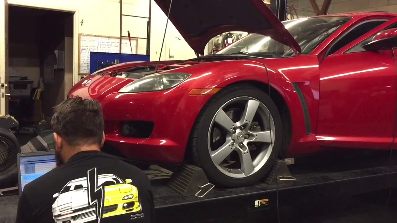 RX8 Dyno PT.2 Racing Beat Intake, HKS Legamax Catback, BHR Ignition ...