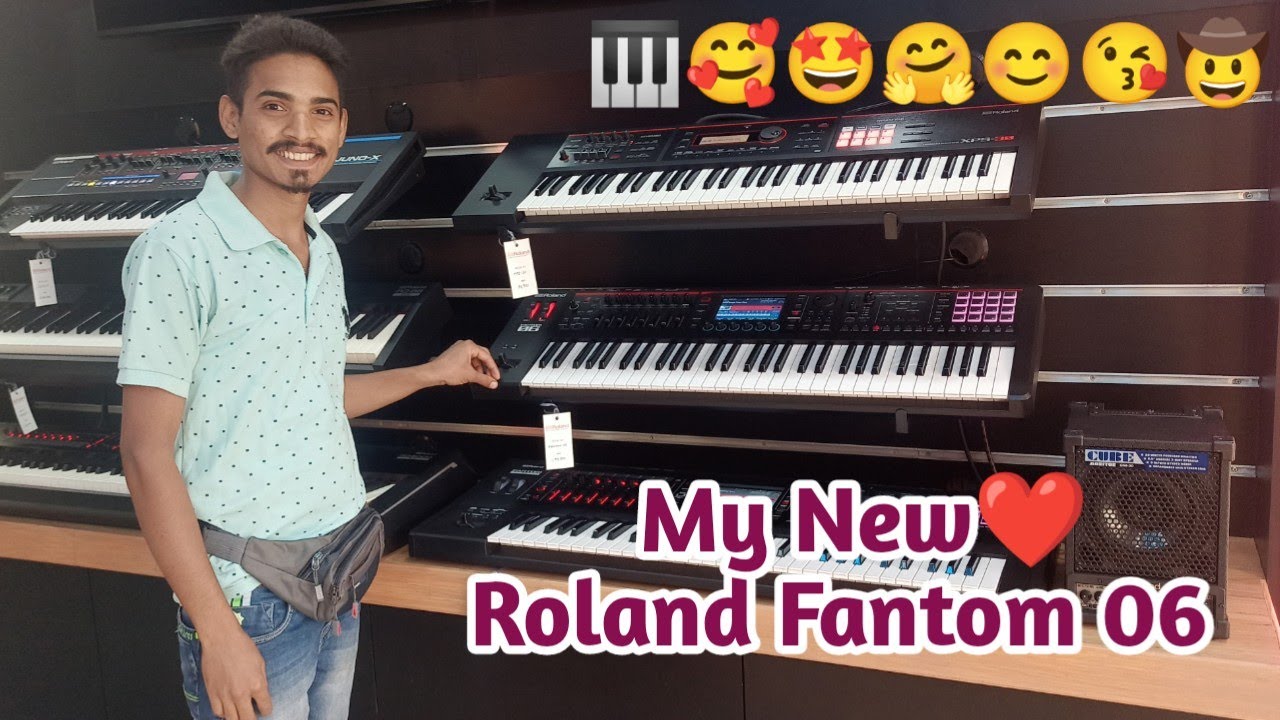🎹🤗 MY NEW ROLAND FANTOM 06 KEYBOARD || MUMBAI SHALU MUSIC || Ramesh ...
