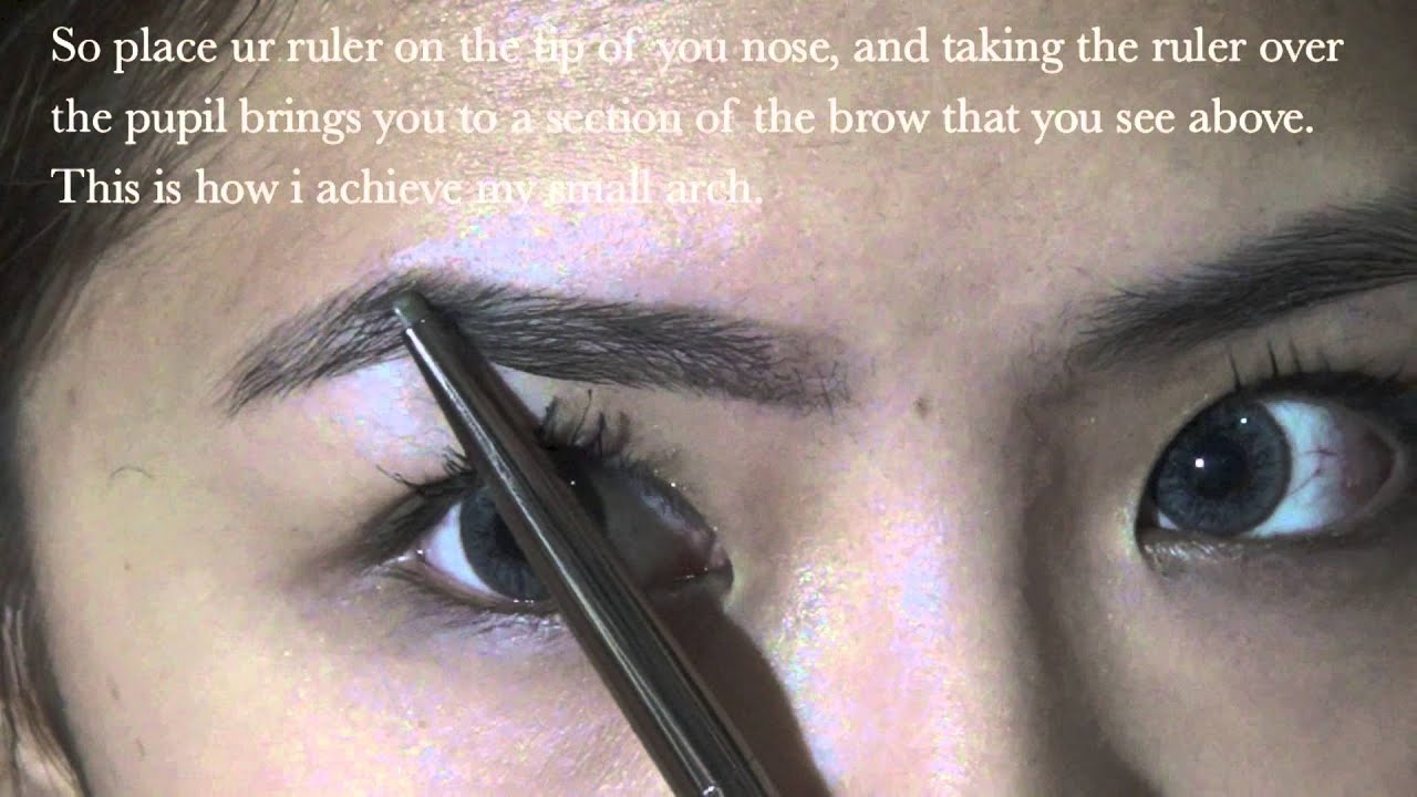 everyday eyebrow tutorial - YouTube
