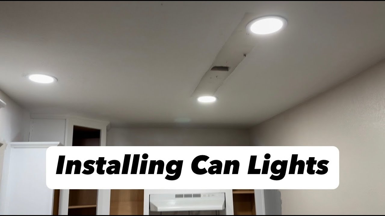 How to Install Can Lights - YouTube