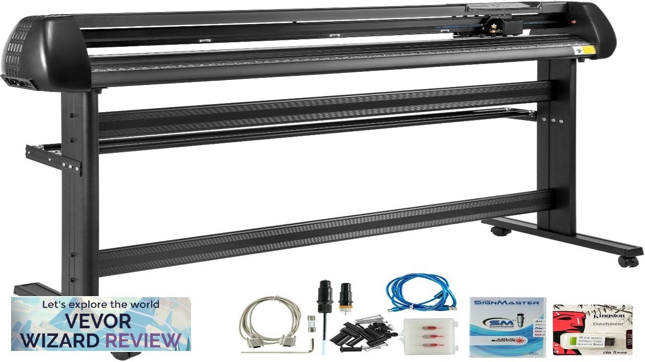 VEVOR Vinyl Cutter 53Inch Vinyl Cutter Machine Manual Vinyl Printer ...