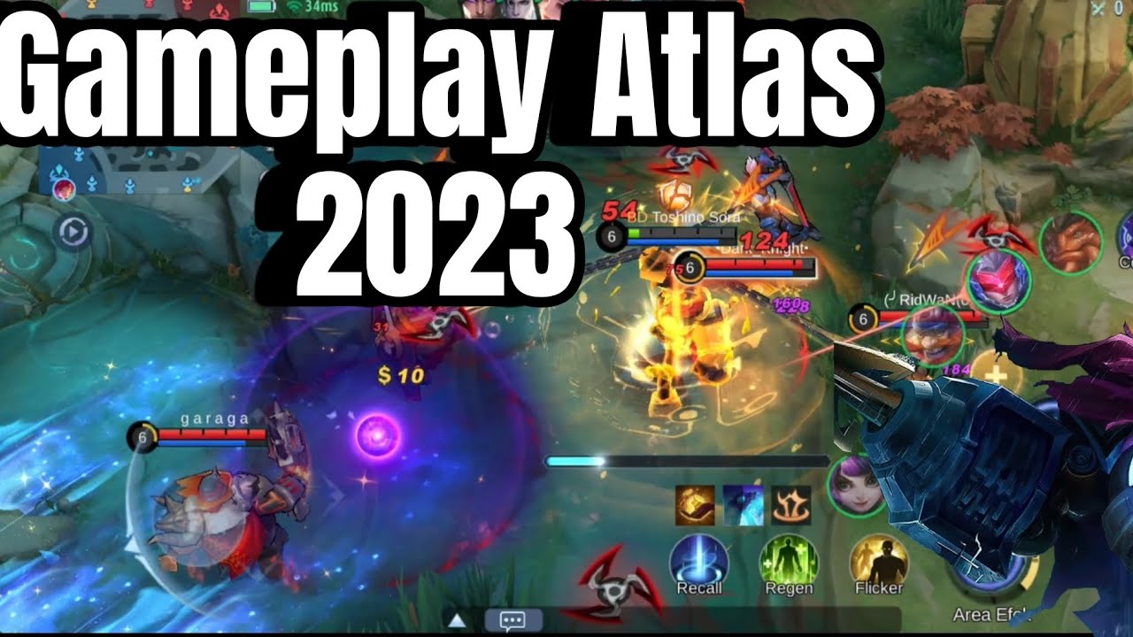 Gameplay Atlas + Tutorial Atlas mobile legends 2023 - YouTube