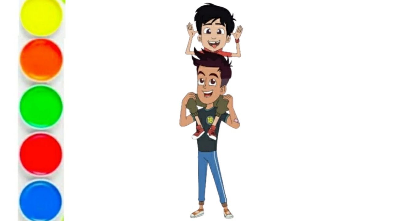 How To Draw Chikoo Aur Bunty | Chikoo Aur Bunty Drawing - YouTube