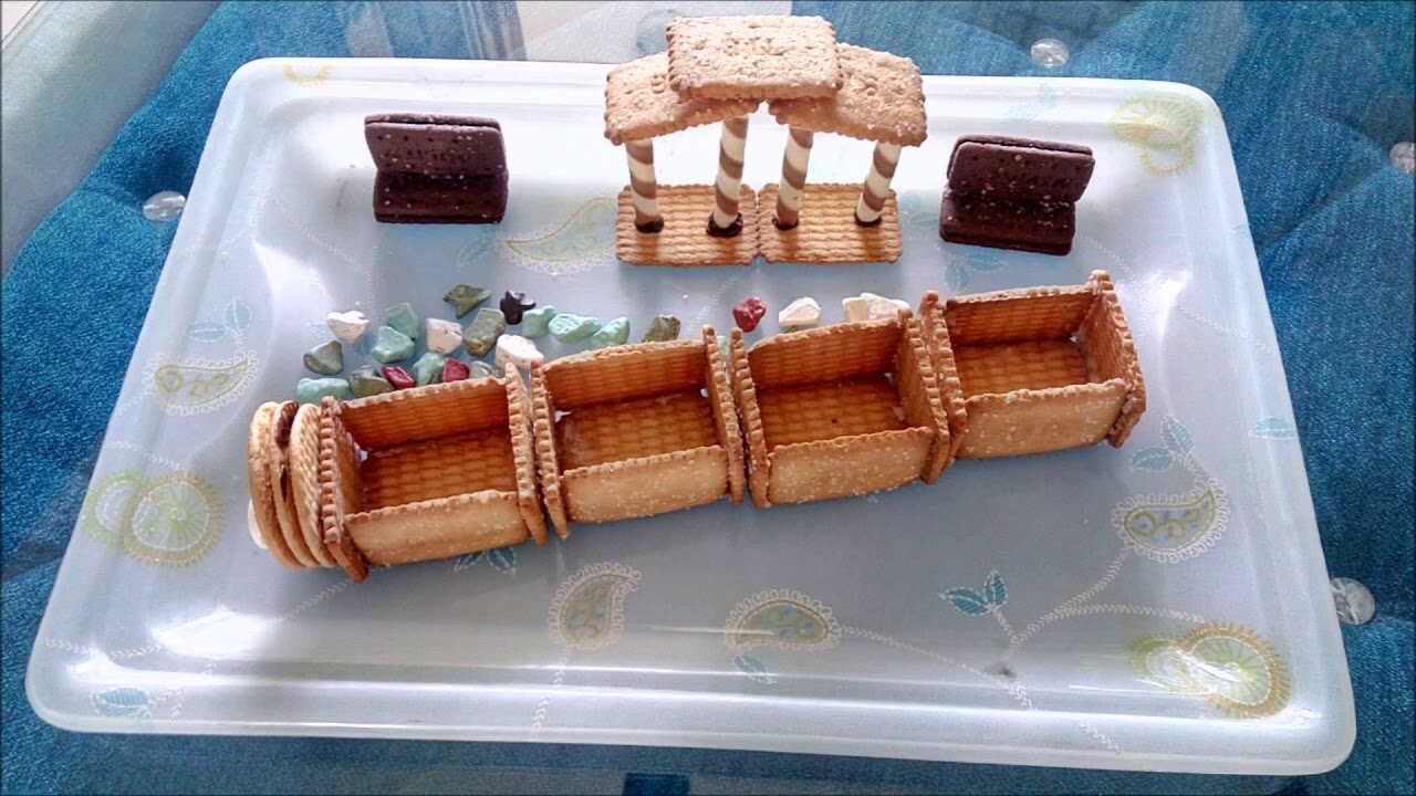 Creative Party Idea | Fun train Of biscuit | By Dipa Gajjar [2018 ...