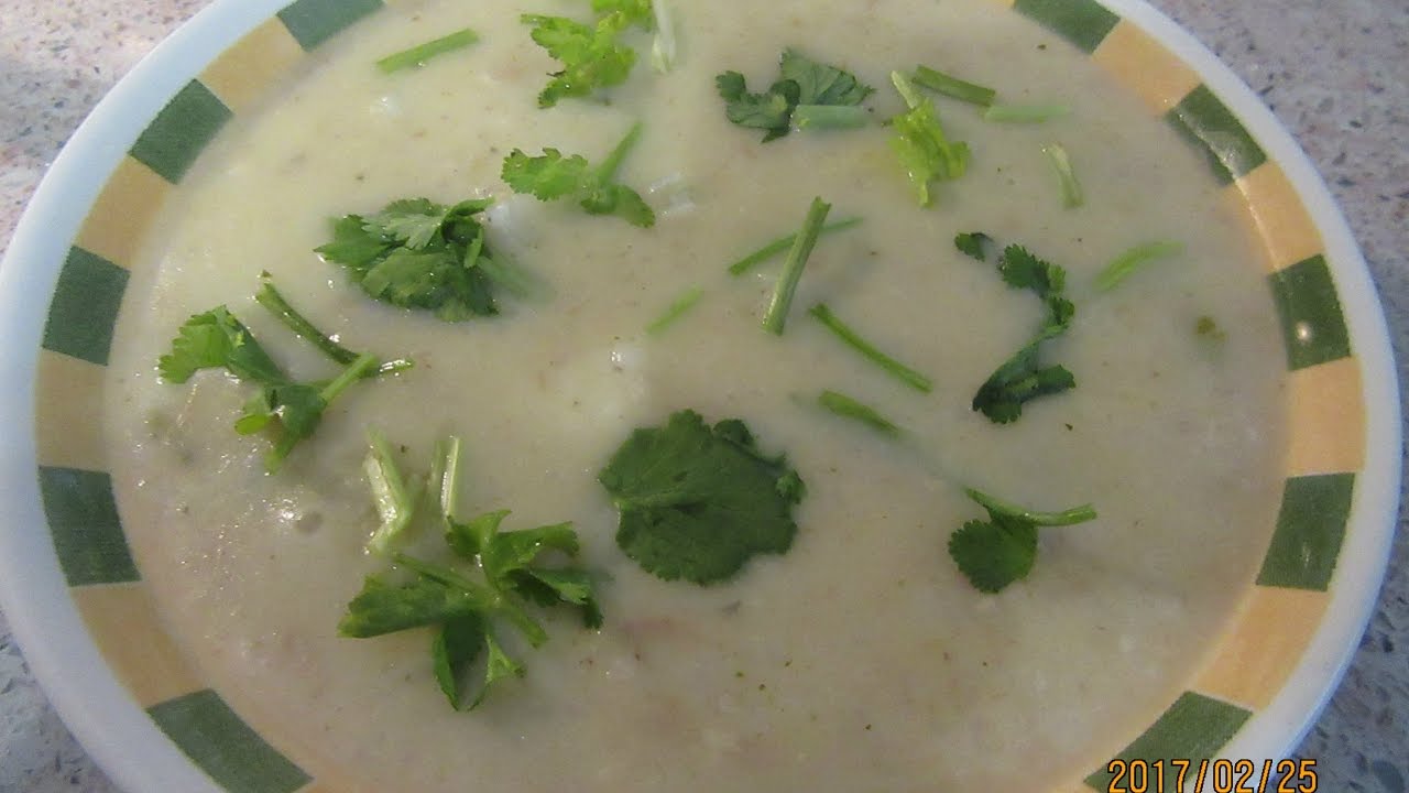 Barley Cream Soup - YouTube
