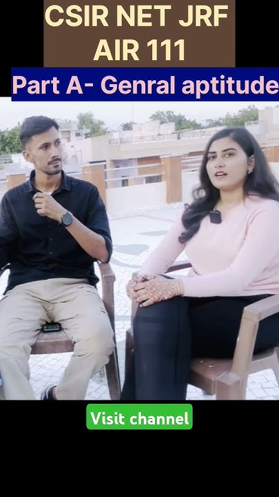 How to Prepare for CSIR NET Part A General aptitude prepare- Tips & Tricks #lifesciences #jrf # ...