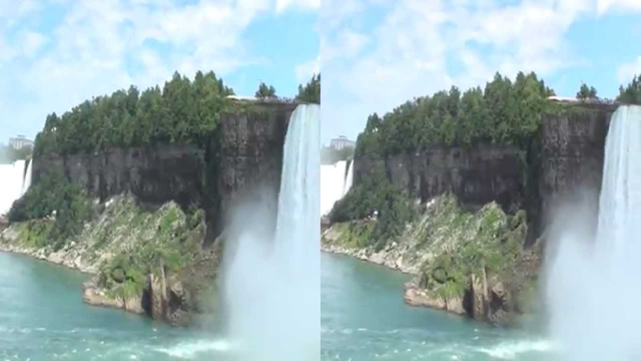 Journey Behind Niagara Falls 3D - YouTube