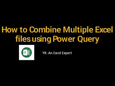 How to Combine Multiple Excel files using Power Query #excel #power #powerquery - YouTube