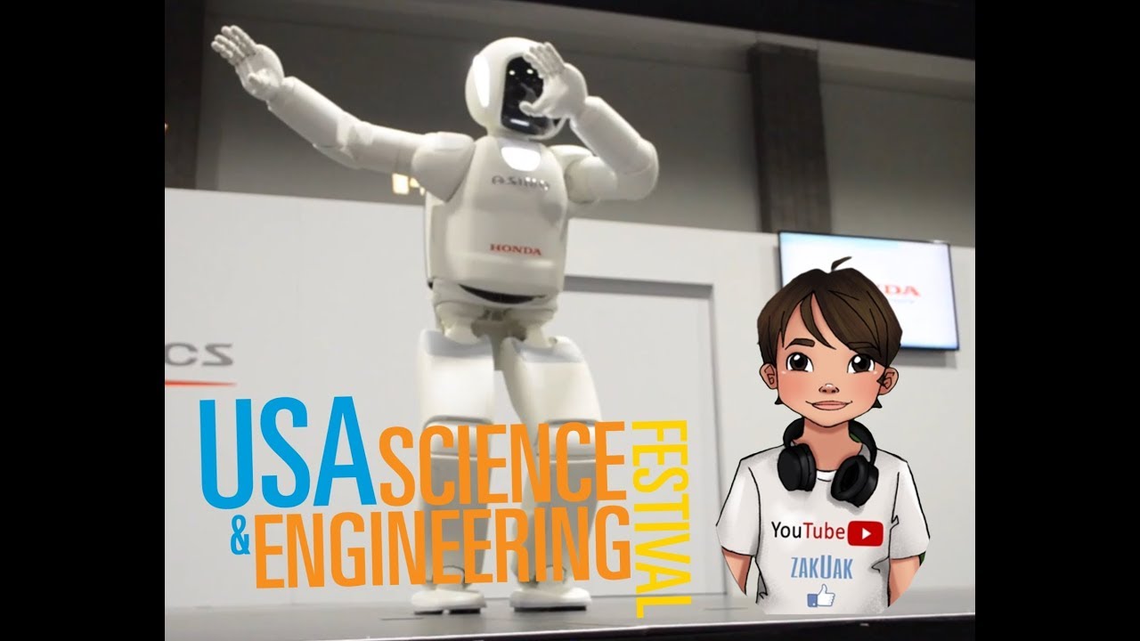 🤖 🇺🇸 ASIMO robot dabs and shows off its skills at the largest STEM ...