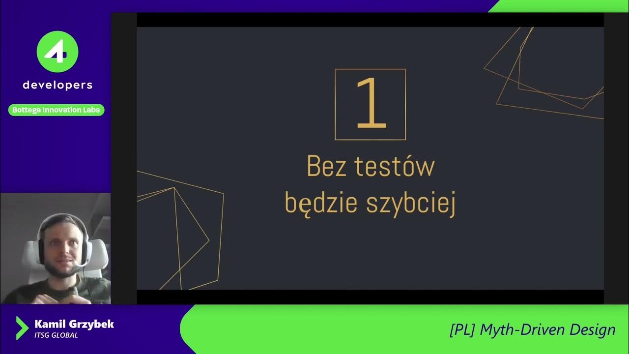 4Developers 2022: Myth-Driven Design - Kamil Grzybek - YouTube