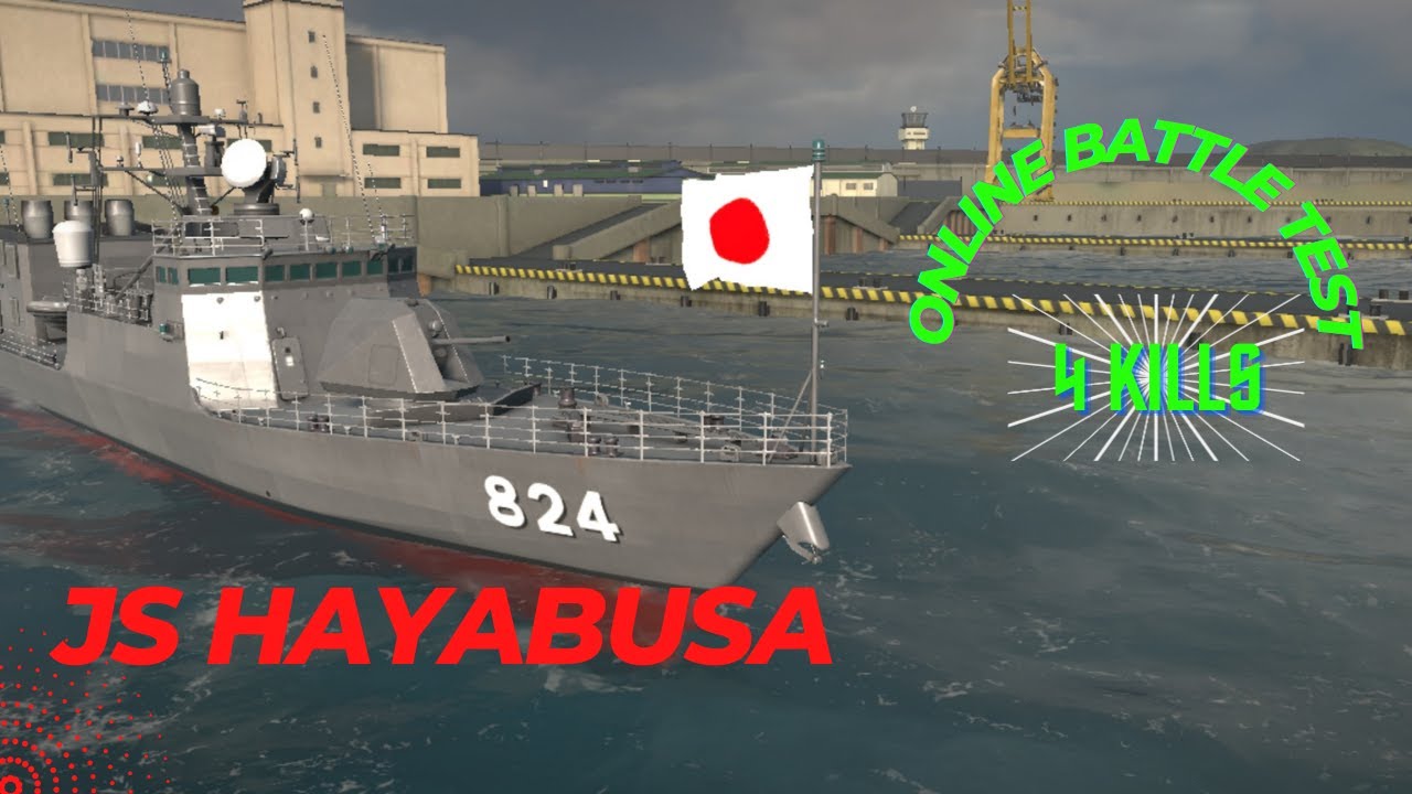 Modern Warships Battle test for JS Hayabusa PG 824 Japanese Corvette ...