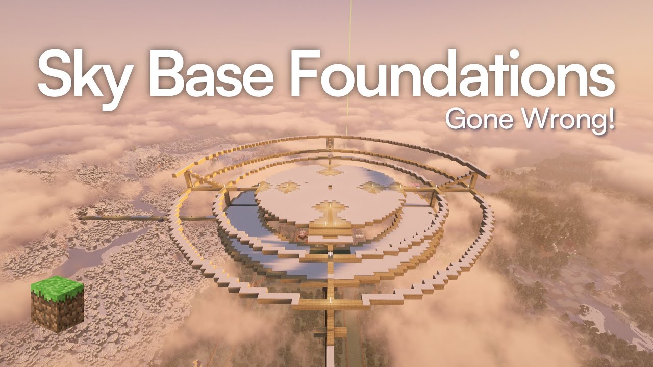 Circling Into Our Sky Base Plaza | Minecraft - YouTube